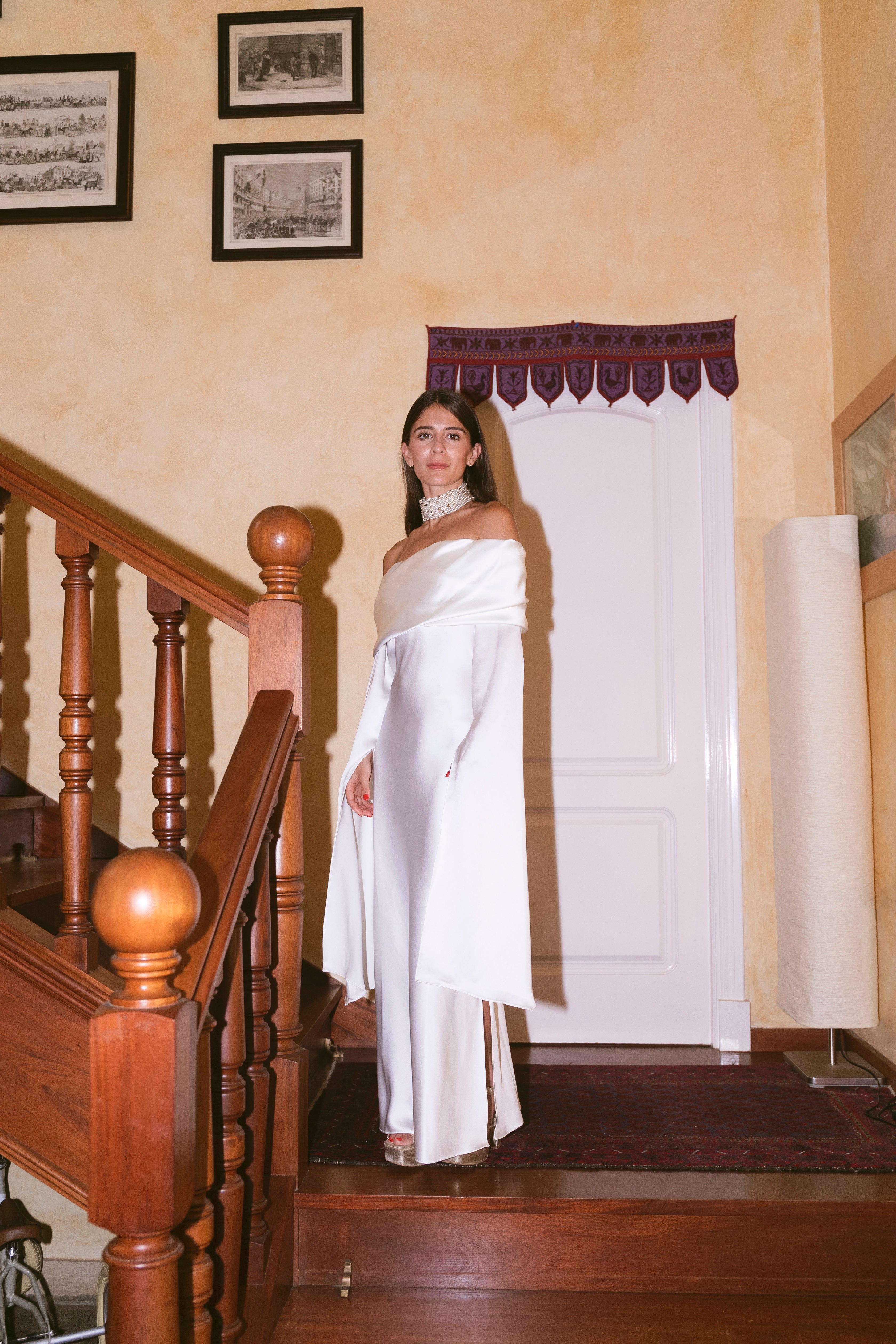 SILVANA PEARL DRESS - PREORDER – ELENA MOORE STUDIO SL