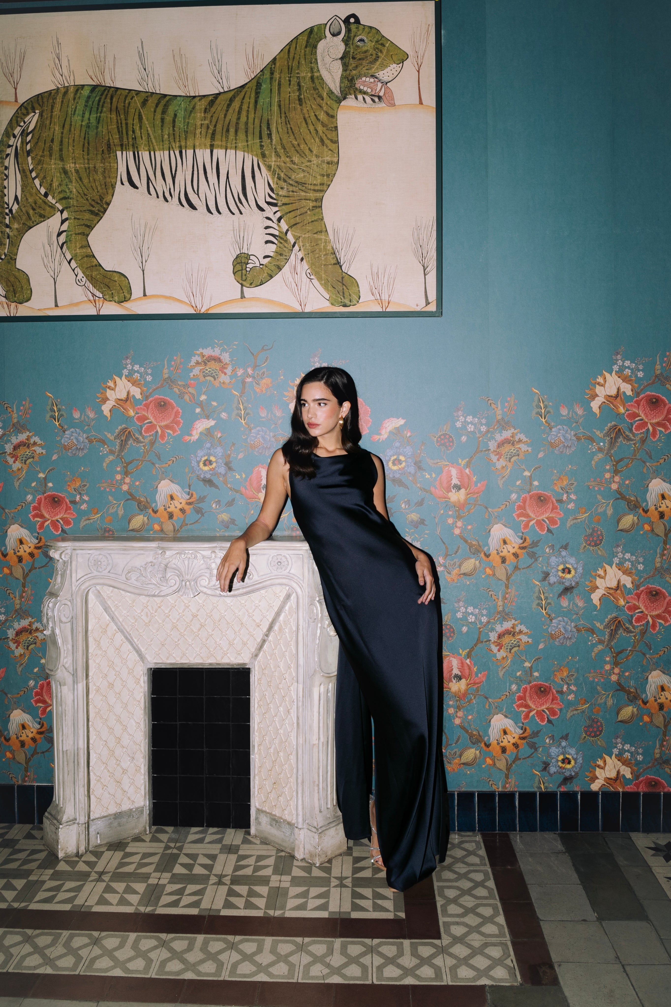 VESTIDO ELEANOR ZAFIRO - PREORDER – ELENA MOORE STUDIO SL