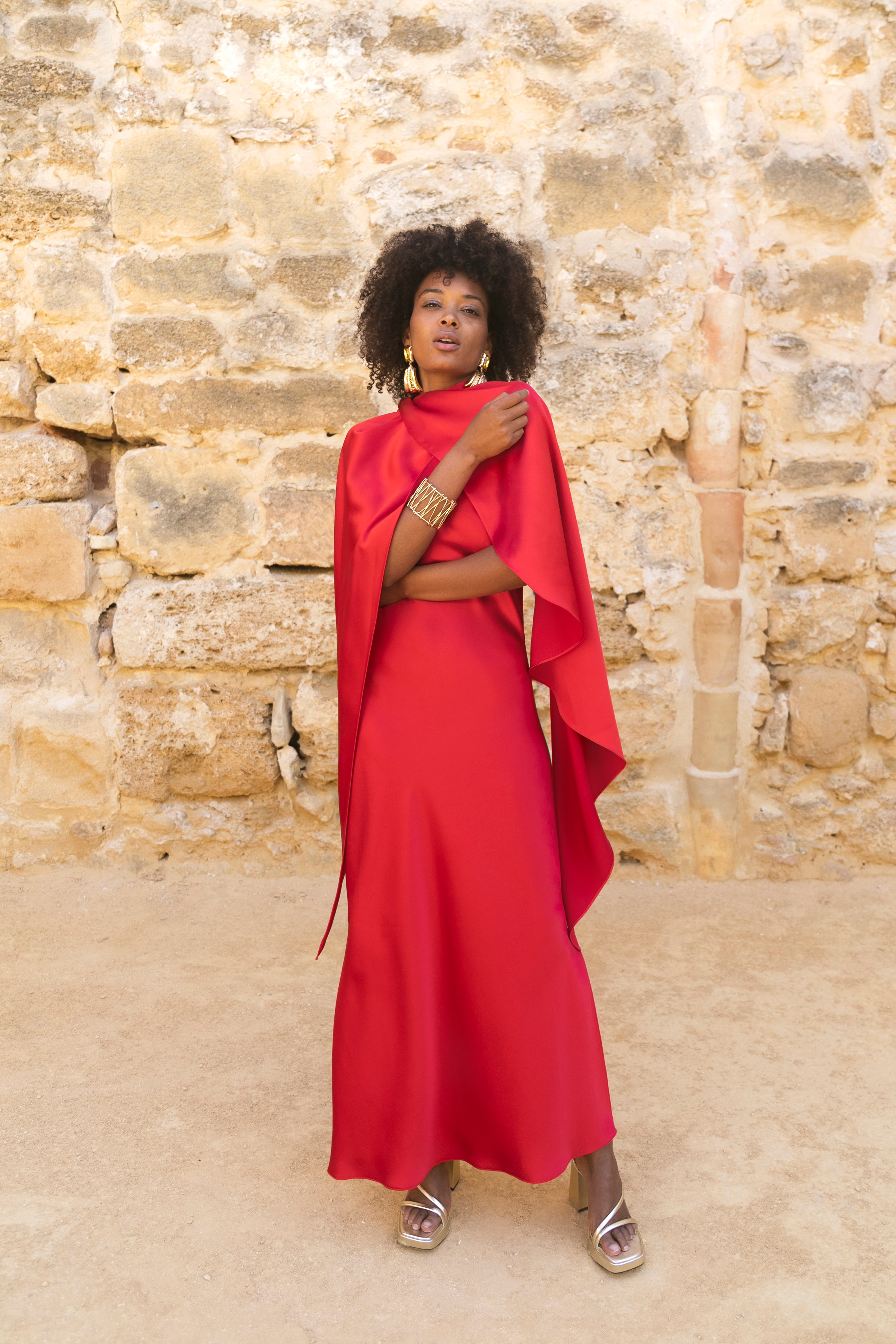 VESTIDO DIANA ROJO - PREORDER – ELENA MOORE STUDIO SL